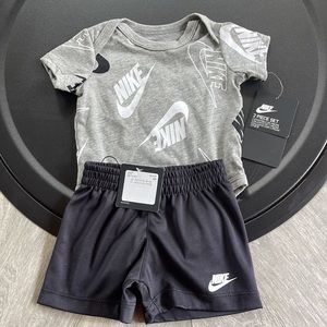 Nike | Matching Sets | Nwt Nike 2piece Gift Ready Unisex Black Short ...